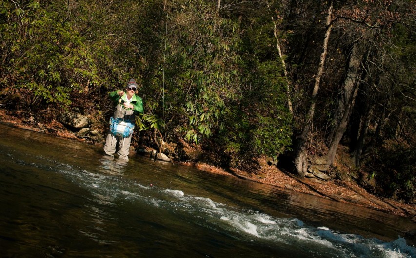 Fly Fishing Fast Water Chutes for Trout - Fly Fishing | Gink and ...
